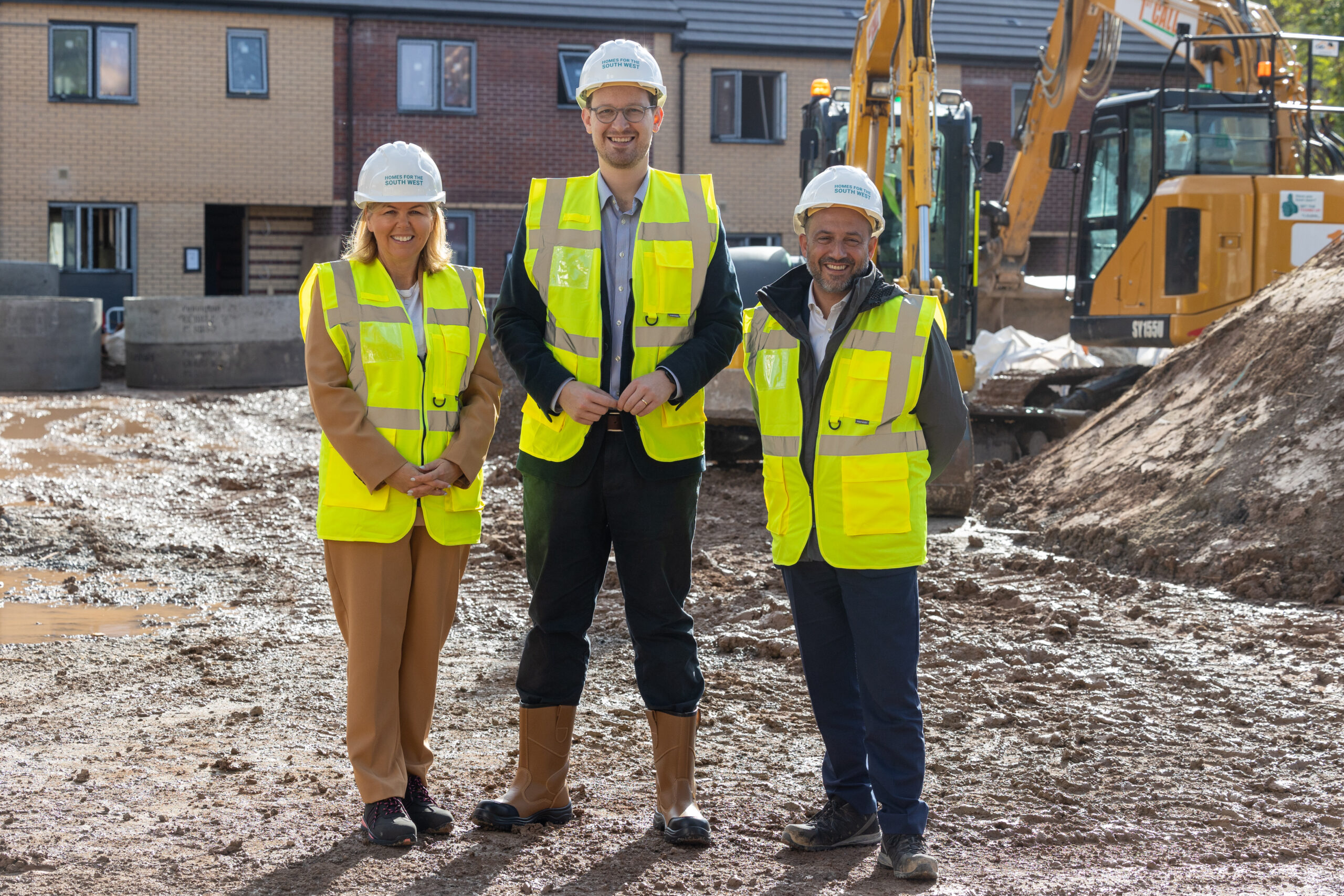 Bristol North West MP, Darren Jones visits Curo's Lawrence Weston development - Homes for the ...